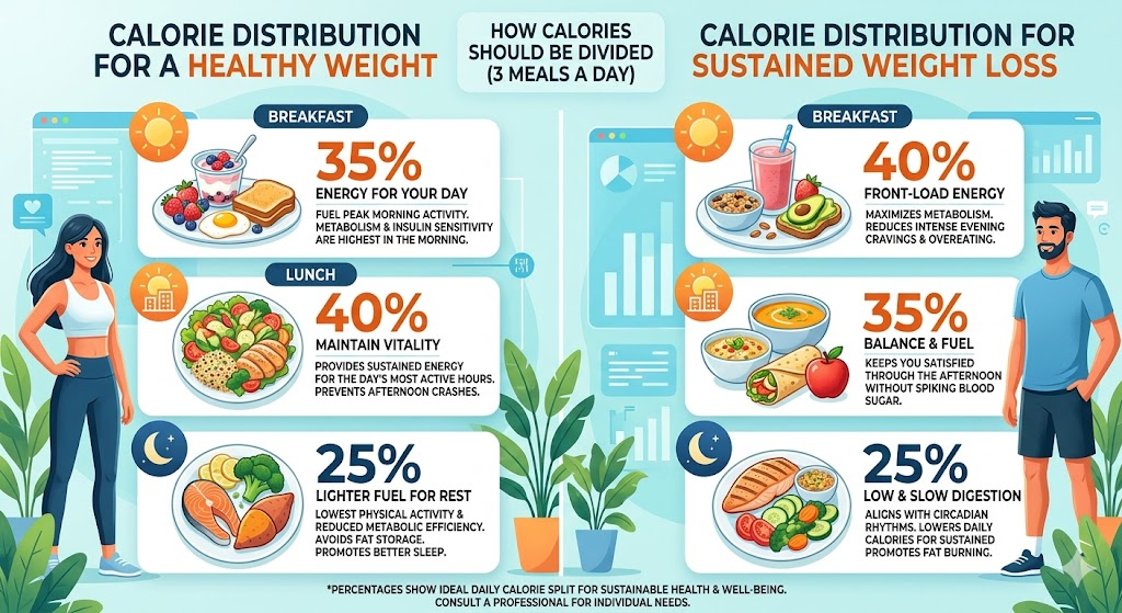 Timing Your Meals: The Best Calorie Percentages for a Healthy Weight ...